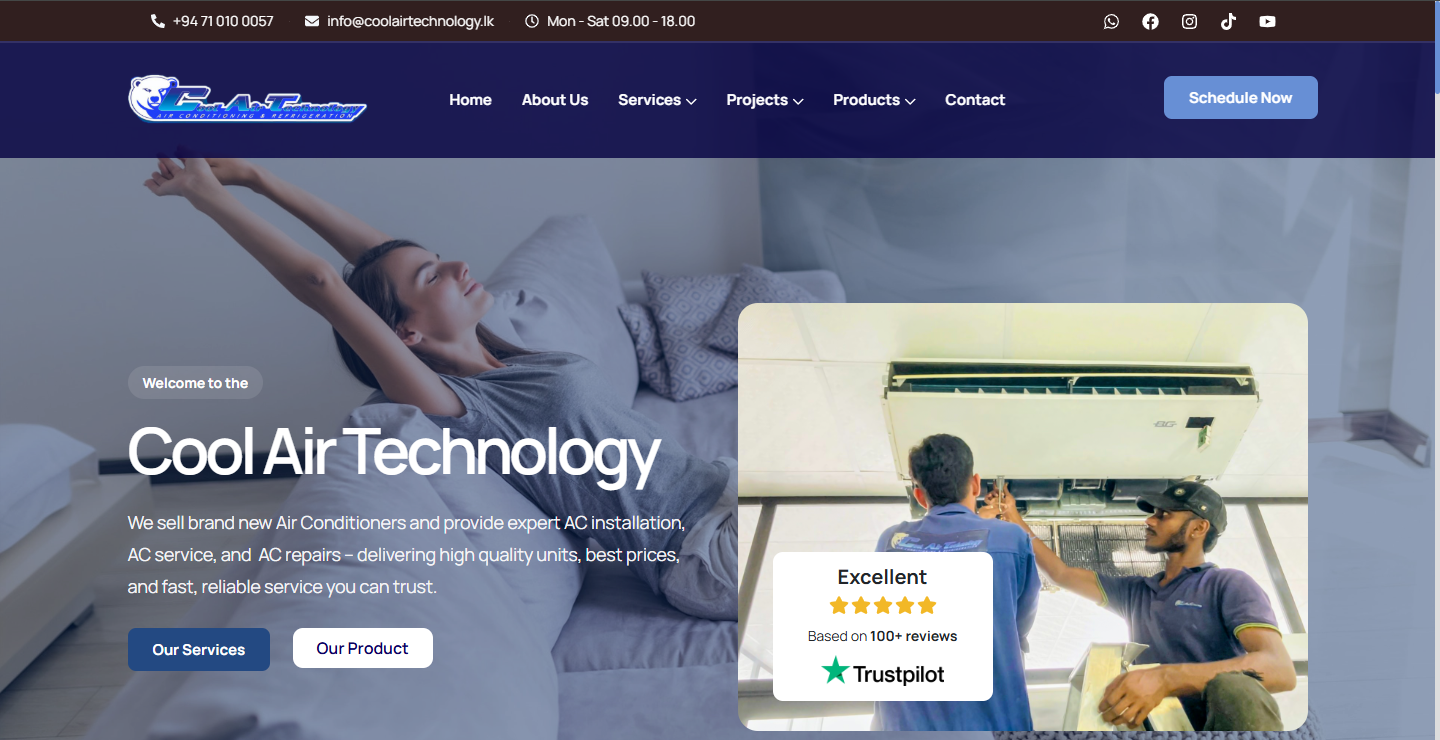 AC Service & Repair in Sri Lanka | Cool Air Technology